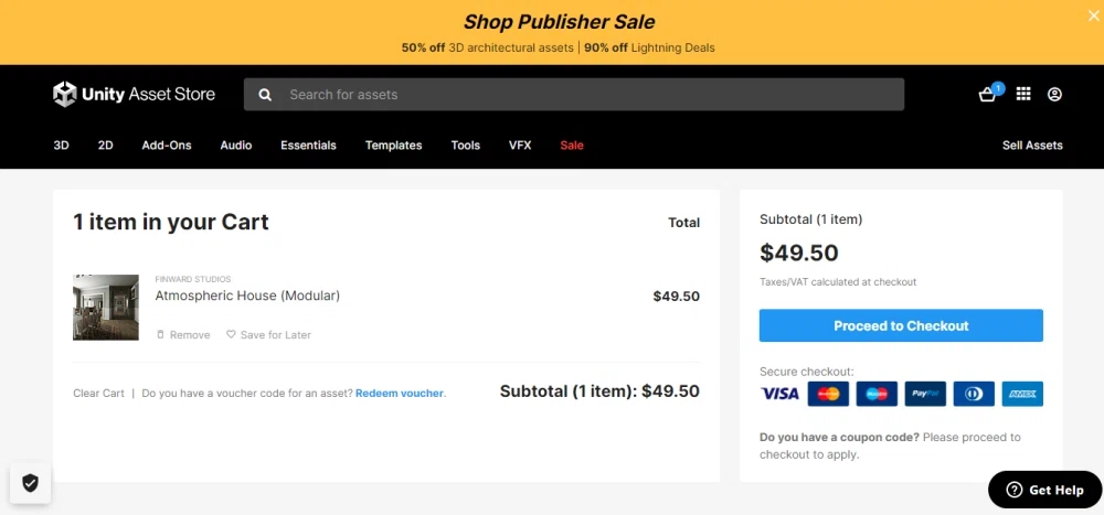 Unity Asset Store debit card support? — Knoji