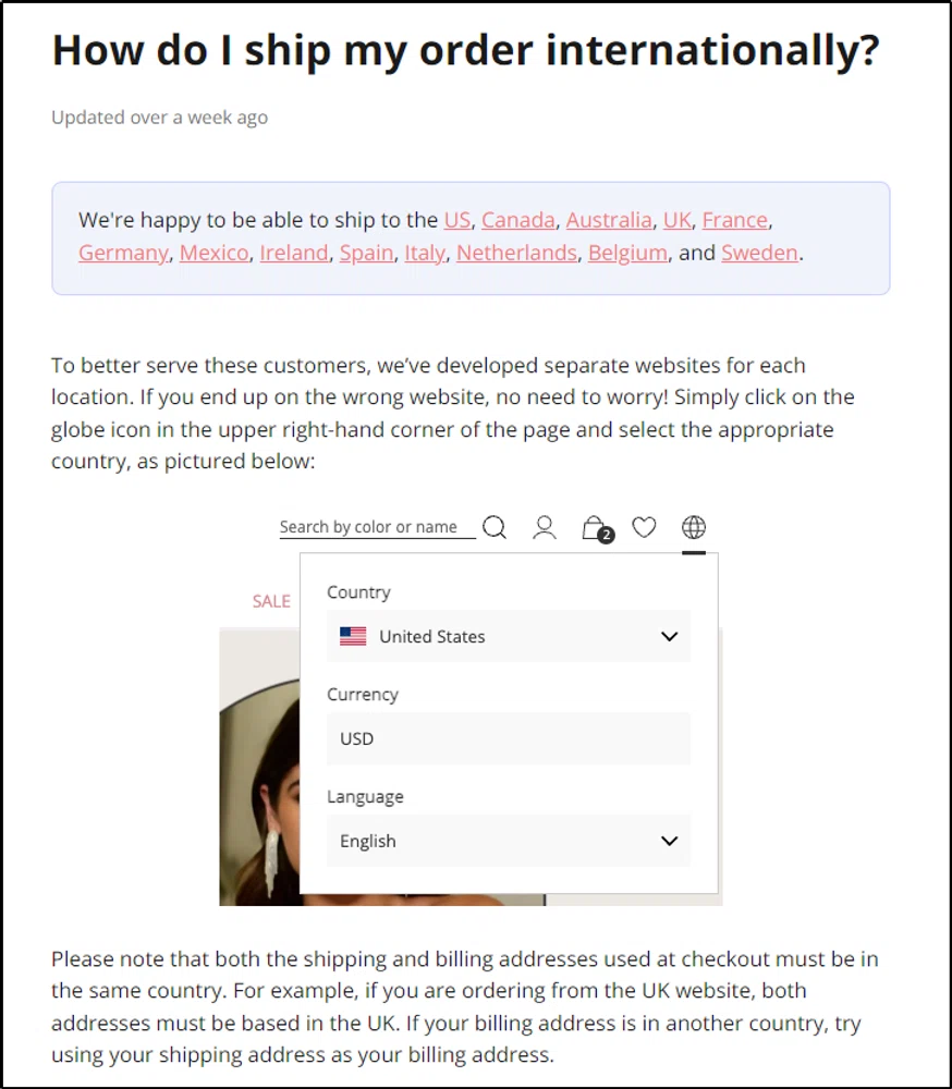 Does Azazie ship internationally? — Knoji