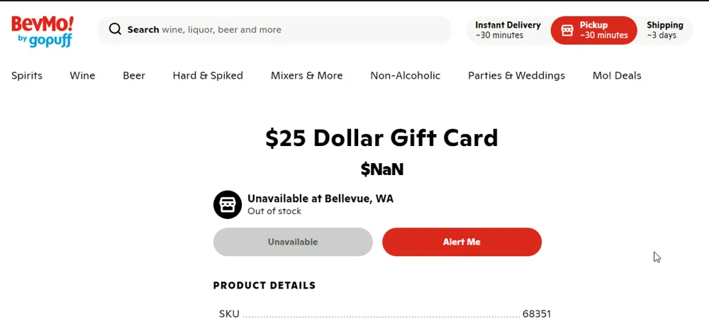 Does BevMo! offer gift cards? — Knoji
