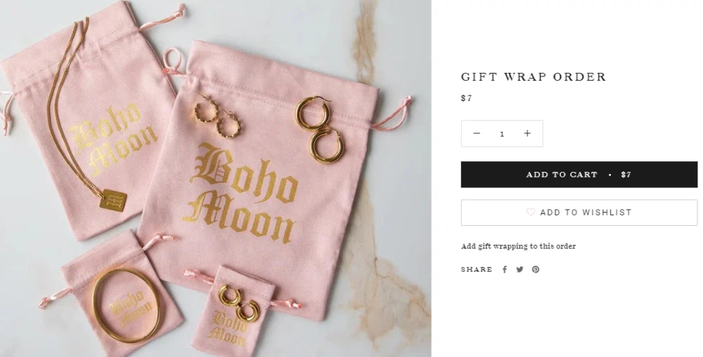 Can I get my order gift wrapped at Bohomoon? — Knoji