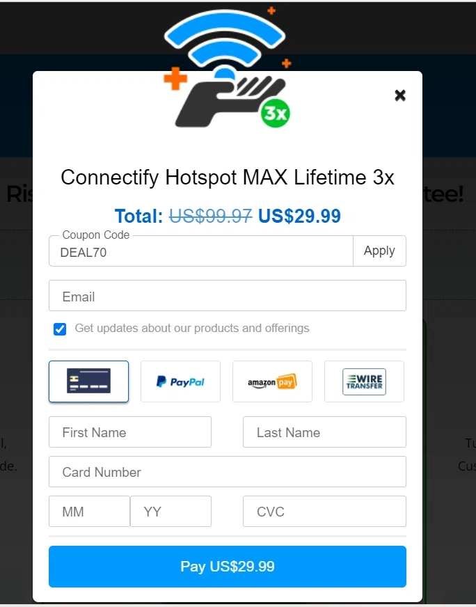 Connectify debit card support? — Knoji