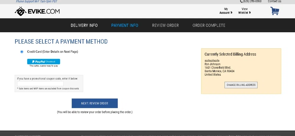 Evike debit card support? — Knoji