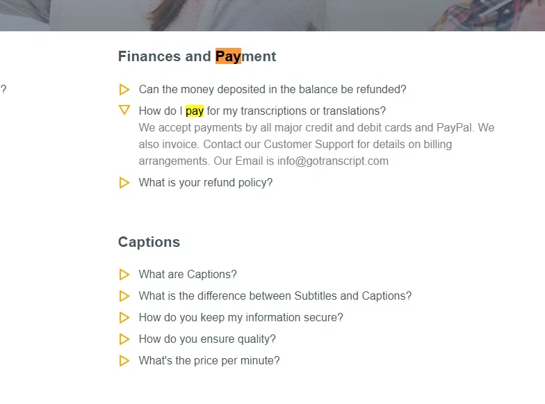 Does GoTranscript take Bitcoin or other cryptocurrencies for payment ...