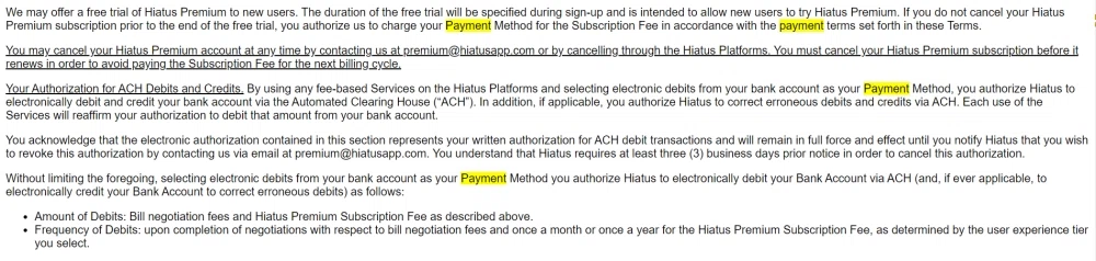 Does Hiatus offer Shopify Installment payments? — Knoji