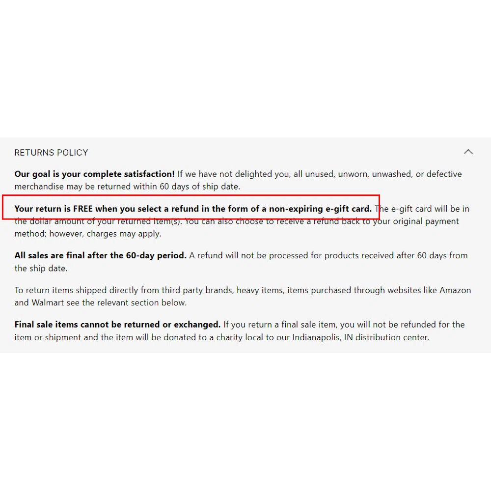 Does Jessica London offer free returns? What's their exchange policy ...