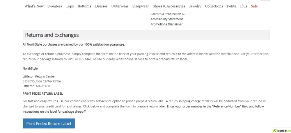 Does NorthStyle offer free returns? What's their exchange policy? — Knoji