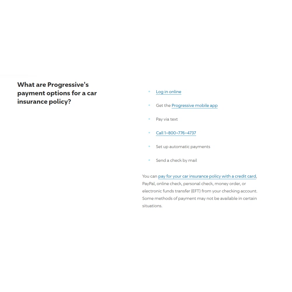 Does Progressive take debit cards? — Knoji