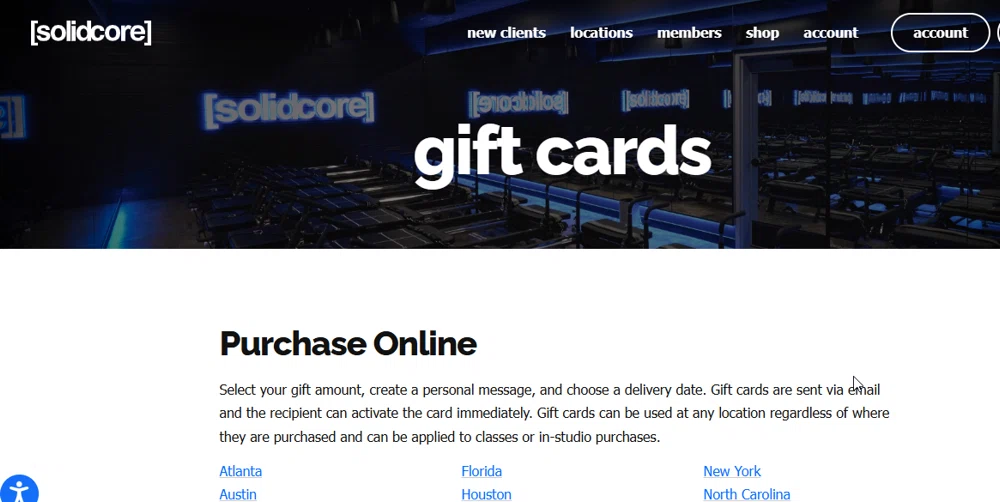 Solidcore Gift Card