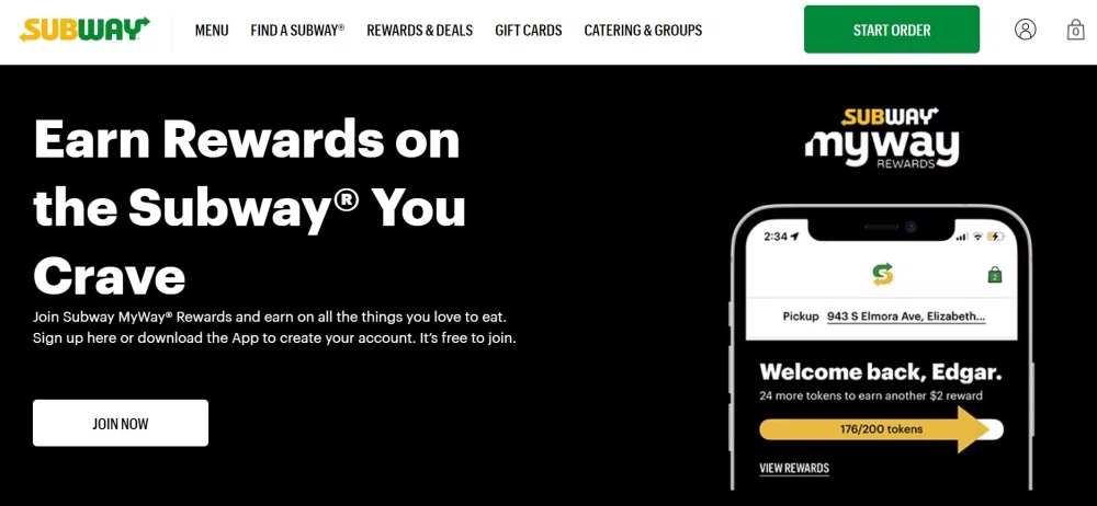 Does Subway offer a loyalty or rewards program? — Knoji