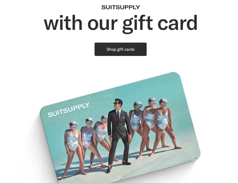 Suit Supply Gift Card
