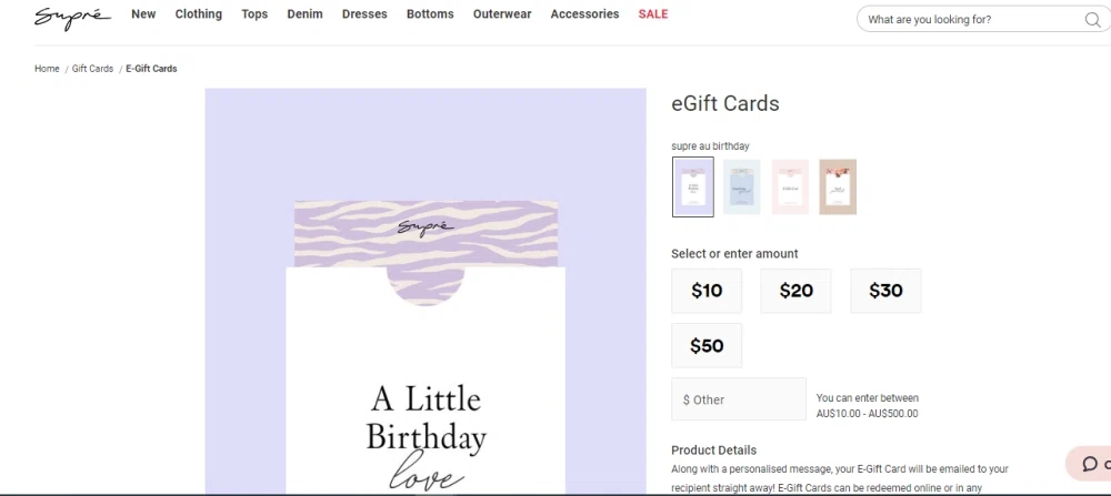 Does Supre accept gift cards or e-gift cards? — Knoji