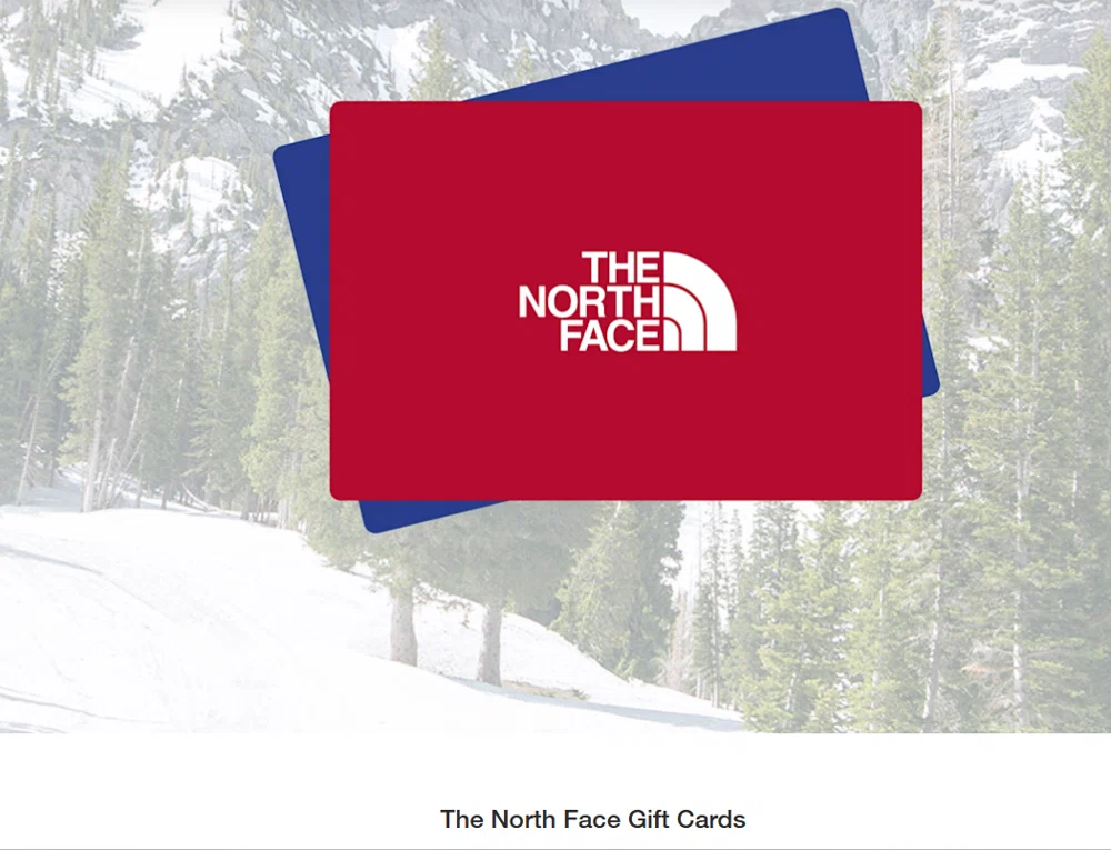 Does The North Face offer gift cards? — Knoji