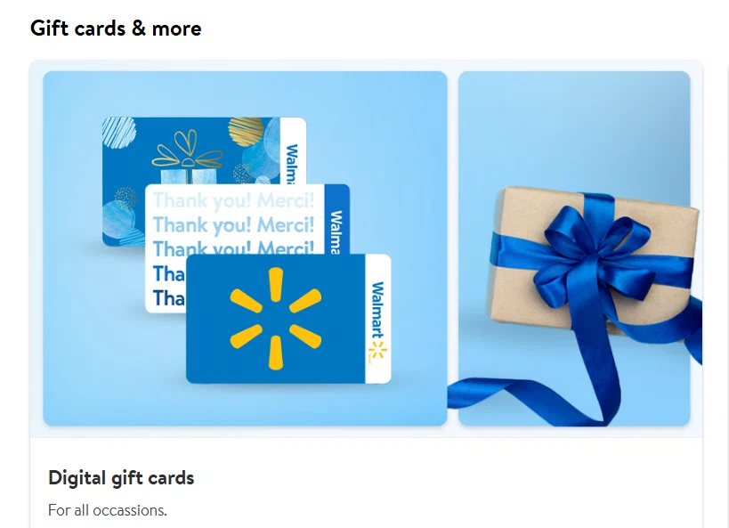 Does Walmart Canada offer gift cards? — Knoji