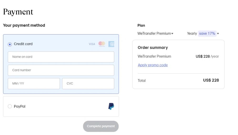 Does WeTransfer take Shop Pay? — Knoji