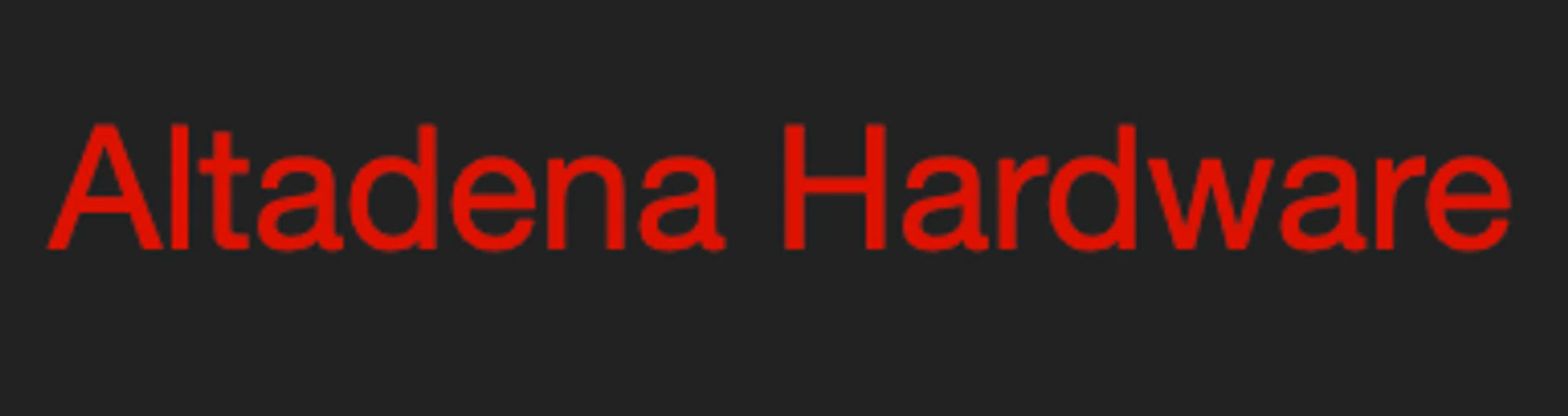 Altadena Hardware Promo Codes - $100 Off in Dec 2025