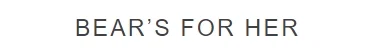 Bear's for her Promo Codes - 11% Off (Sitewide) in April 2025