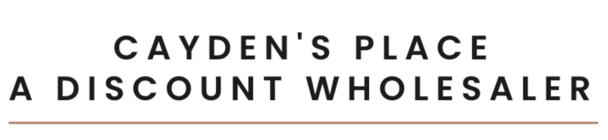 Cayden's Place: A Discount Wholesaler Promo Code - 15% Off in 2025