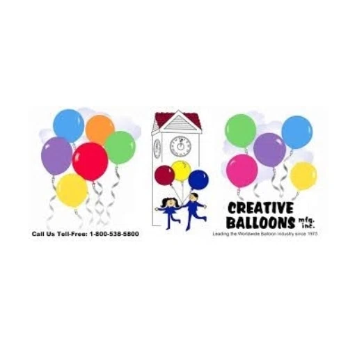 Creative Balloons Promo Codes - $125 Off in February 2025