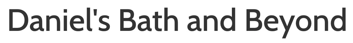 Daniel's Bath and Beyond Promo Codes - $50 Off in Feb 2025