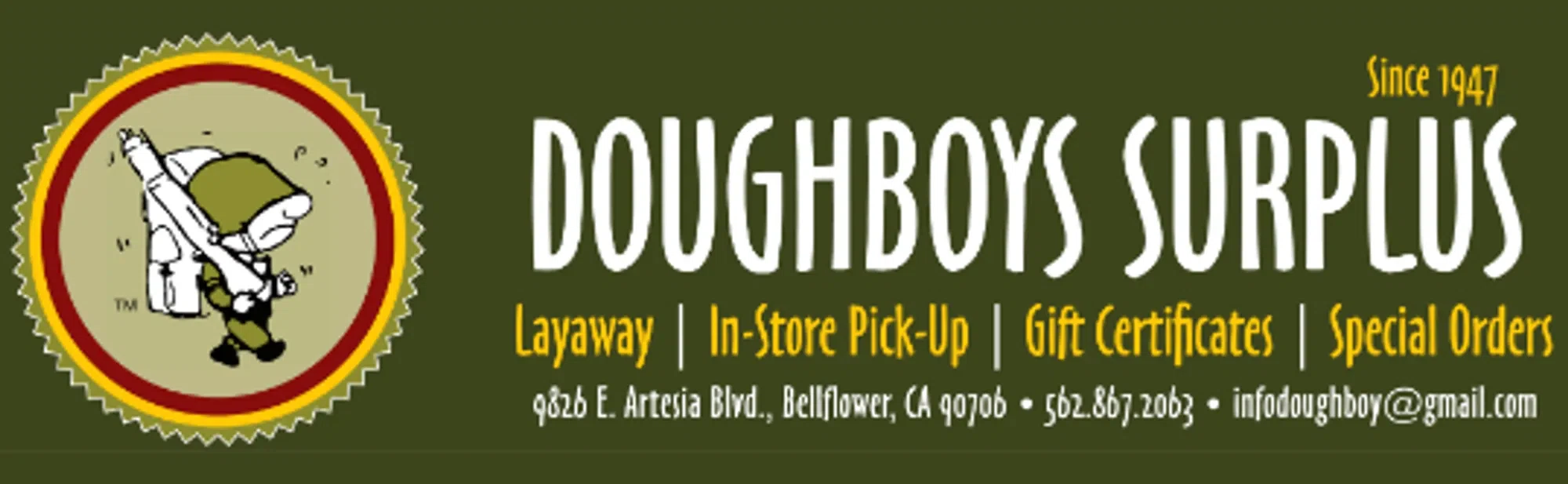 Doughboys Surplus Promo Codes - $150 Off in Dec 2025