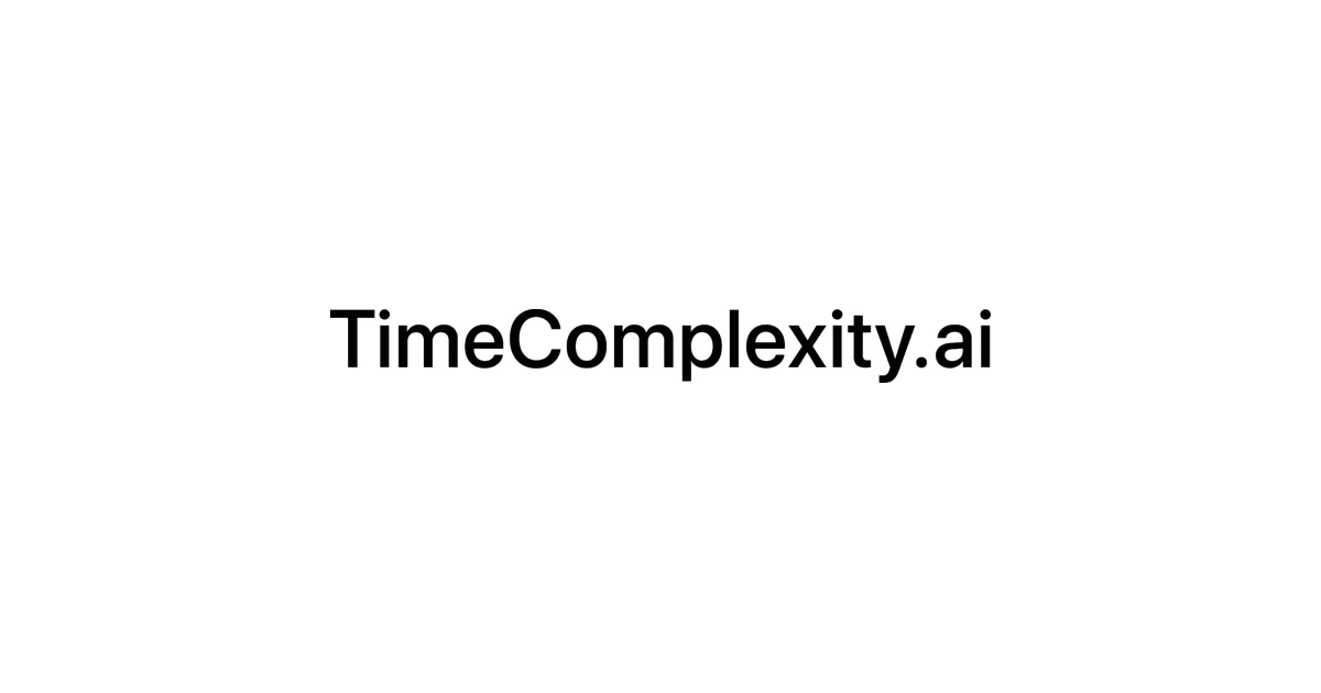 Timecomplexity Ai Promo Codes 140 Off In March 2025